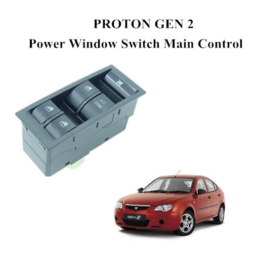 Power Window Main Switch OEM Proton Gen2 (Drive Side) | Shopee Malaysia