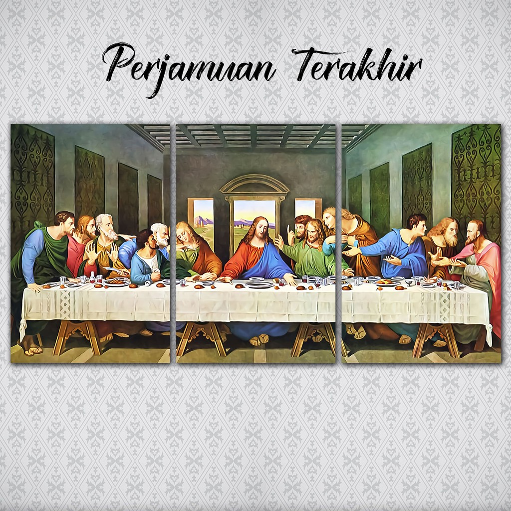 THE LAST SUPPER WOODEN POSTER WALL DECOR CHRISTIAN CATHOLIC THE LAST ...