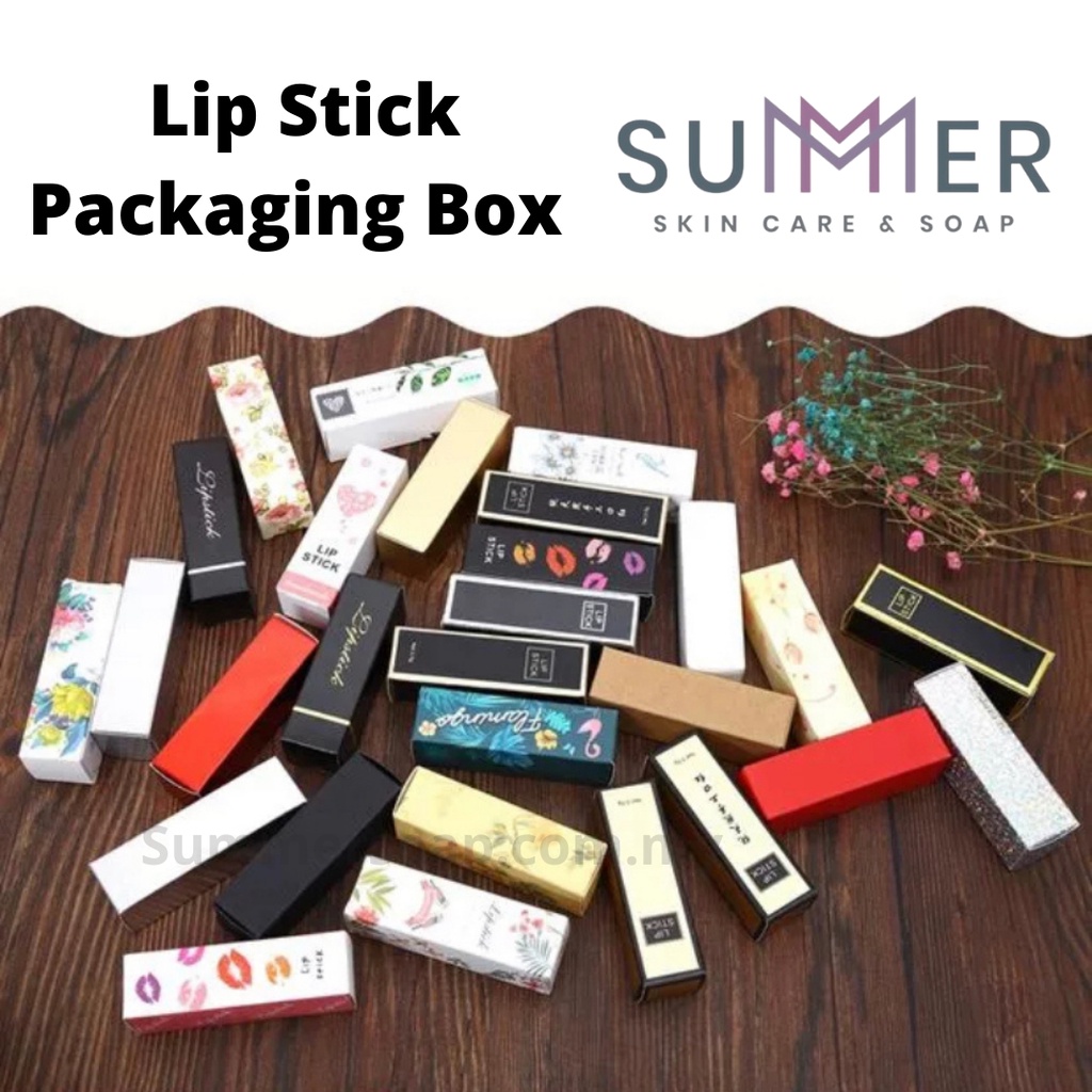 Summer Soap DIY Lip Stick Packaging Box / Packing Box / Lip Stick Box ...