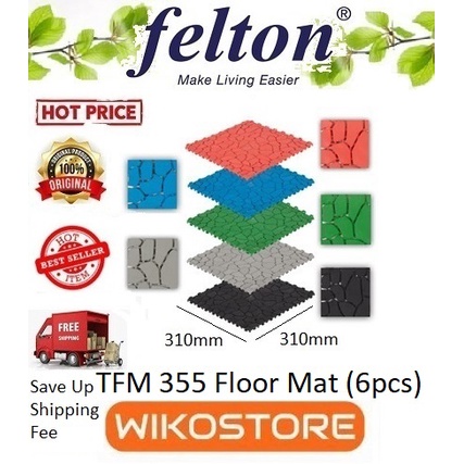 Hot Sales 🔥🔥🔥 [Wikostore] Felton TFM355 Marble Durable Rubber Anti Slip ...