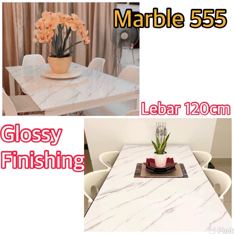 (Free pos) 120cm BIG marble sticker PVC LARGE wallpaper waterproof ...