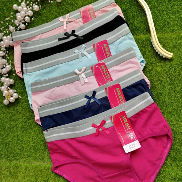 1Set-3Pcs Girl Plain Colourful Panties | Shopee Malaysia