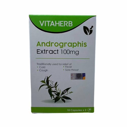 Vitaherb Andrographis Extract 100mg Capsule 20's | Shopee Malaysia