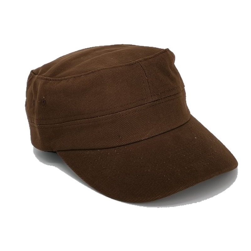 Promotion🇲🇾Unisex army cap military outdoor style plain hat short brim ...