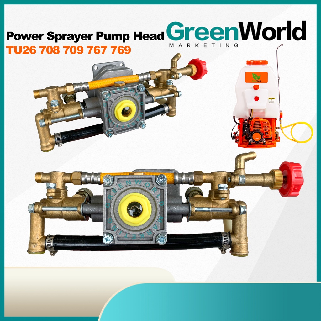 Pam Racun Knapsack Sprayer Pump Head TU26 TB26 708 709 767 769 | Shopee ...