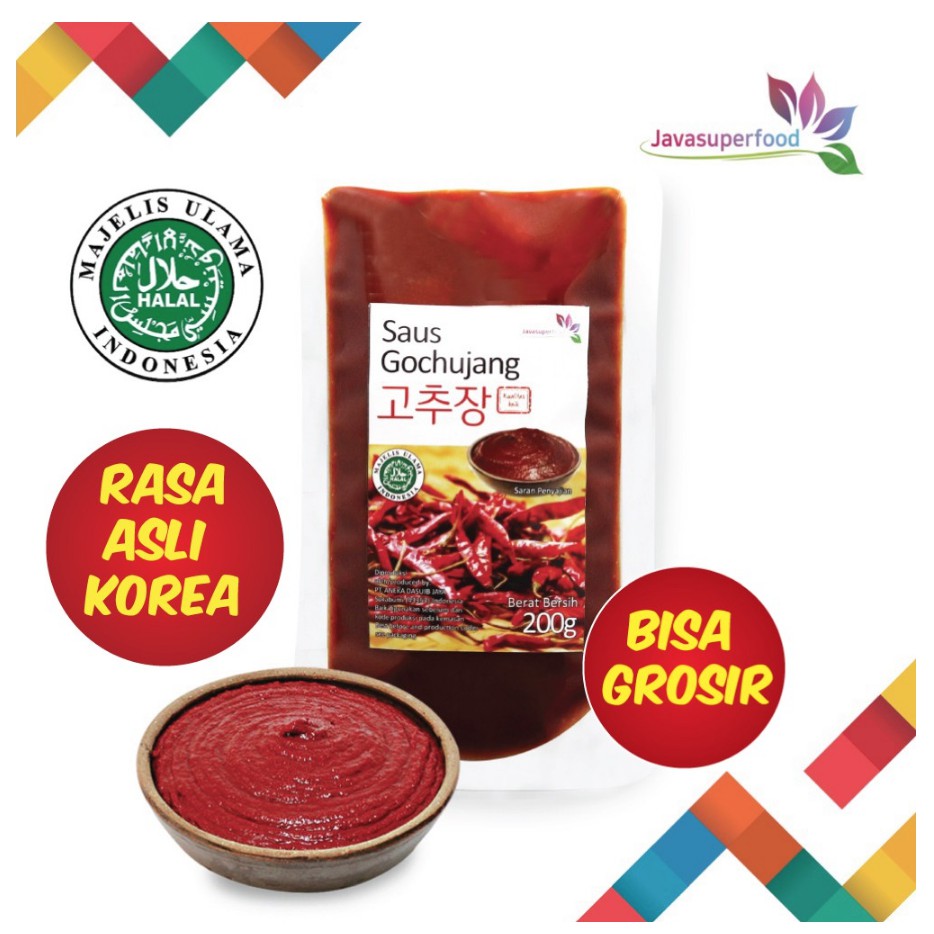 Gochujang HALAL 200G / KOREAN SAMBAL / KOREAN CHILLI PASTE / GOCUJANG ...