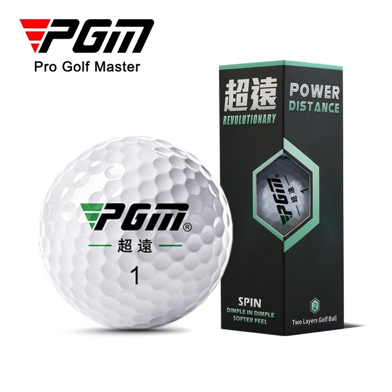 PGM GOLF High Elasticity white two layer golf ball in 80 to 90 hardness ...