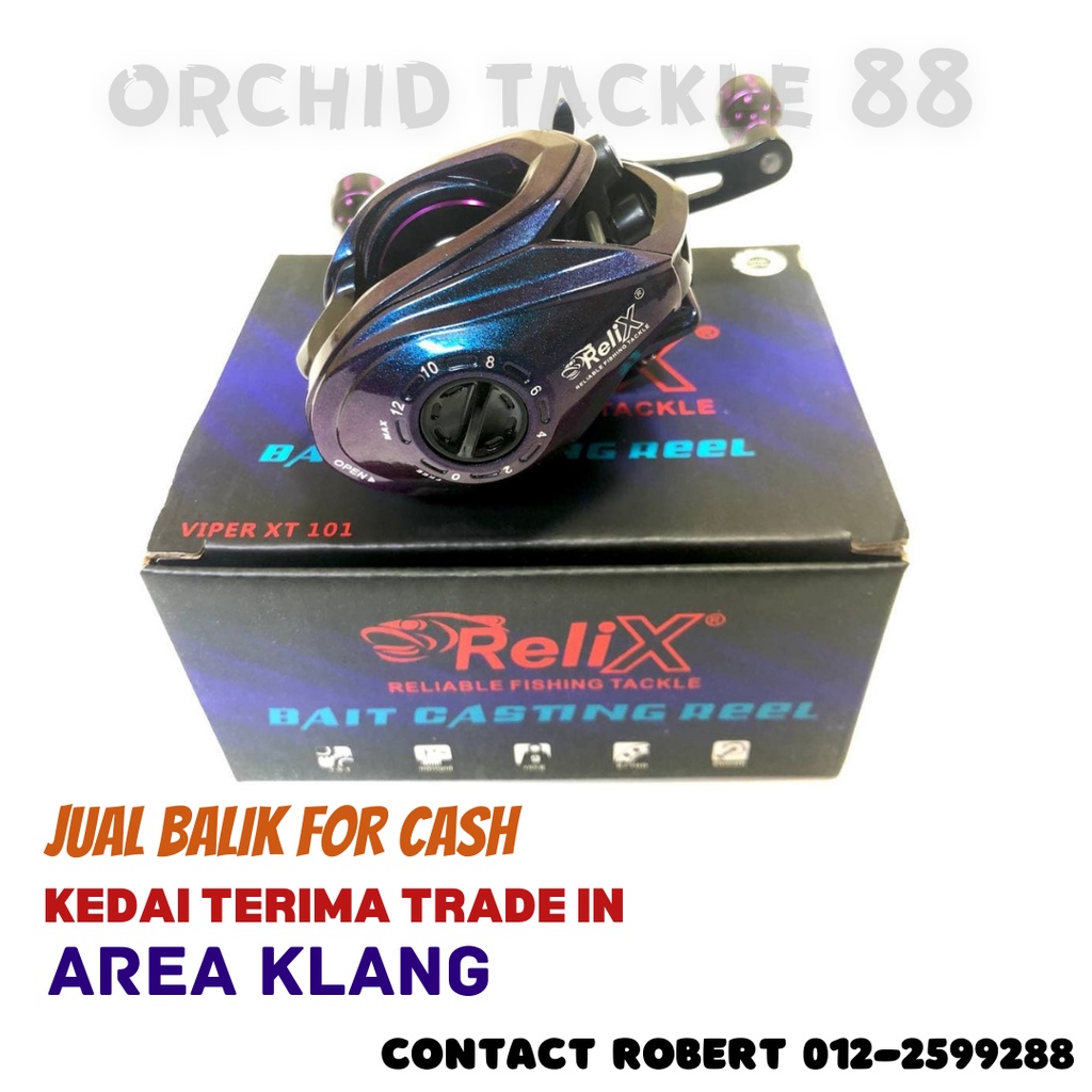 RELIX BAIT CASTING REEL 🔥 VIPER XT 101 🔥 | Shopee Malaysia