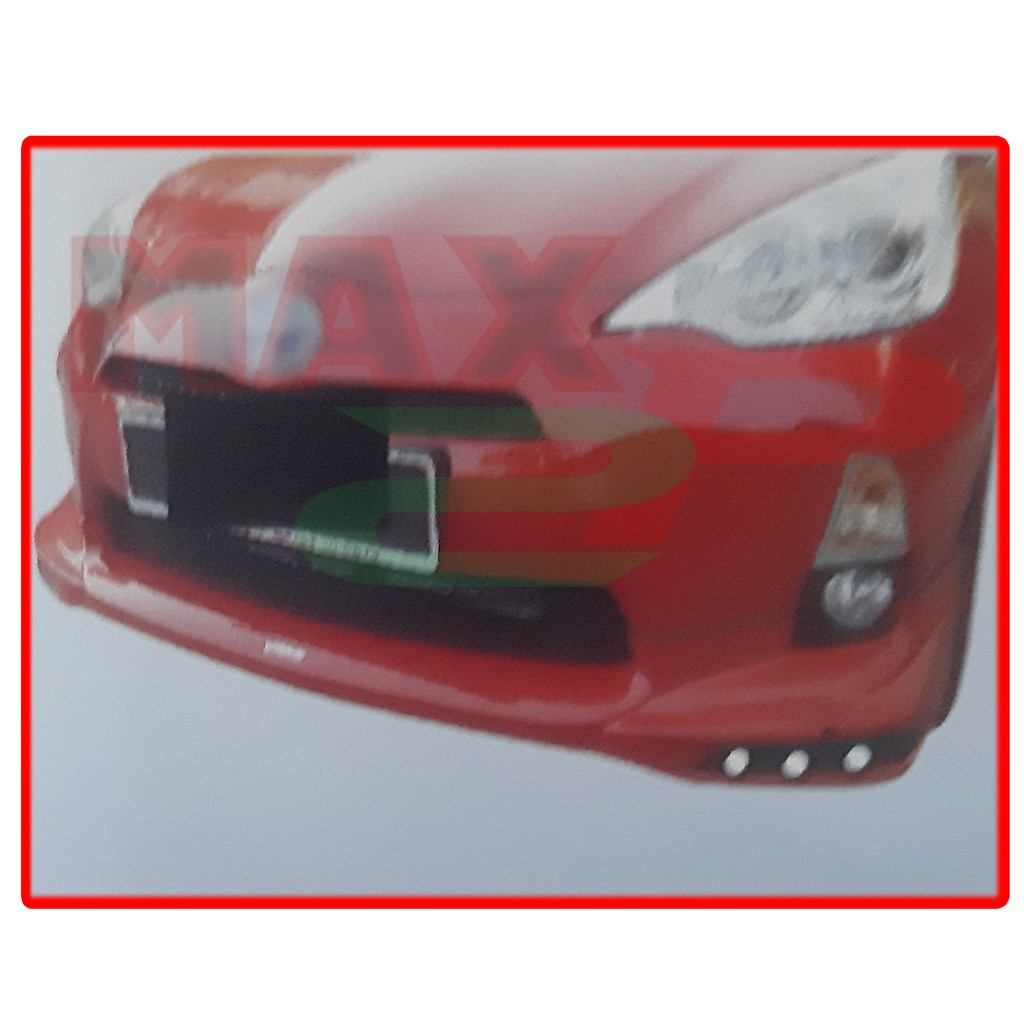 Toyota Prius C (2012) T-STV Style Front Skirt Skirting Bumper Lower Lip ...