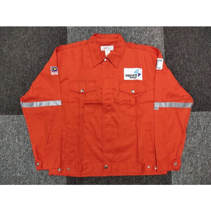 ORANGE ARROWMAN 3M SAFETY JACKET WITH LOGO AND PATCHES | Shopee Malaysia