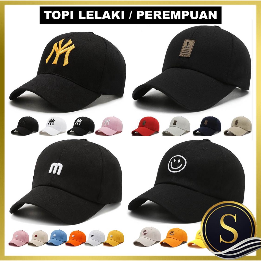 Unisex Cap Fshion Cap Topi Hip Hop Hat Sport Cap Baseball Cap Couple ...