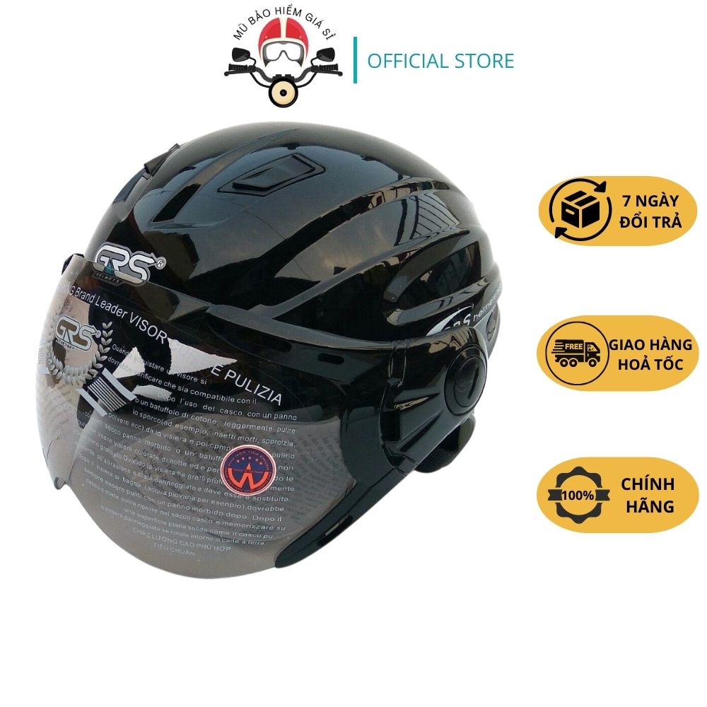 Grs A737K half-head helmet (genuine grs) | Shopee Malaysia