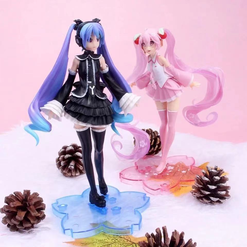 Miku Hatsune PVC Doll Ornaments Miku Figure 14cm Collecting Gifts Pink ...