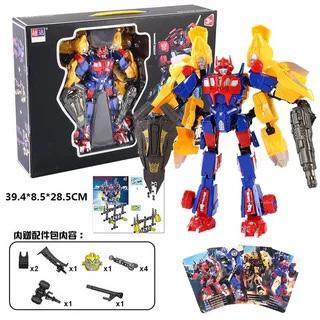 Transformer Kid Toy Convertible Car to Robot Machine Sport Permainan ...