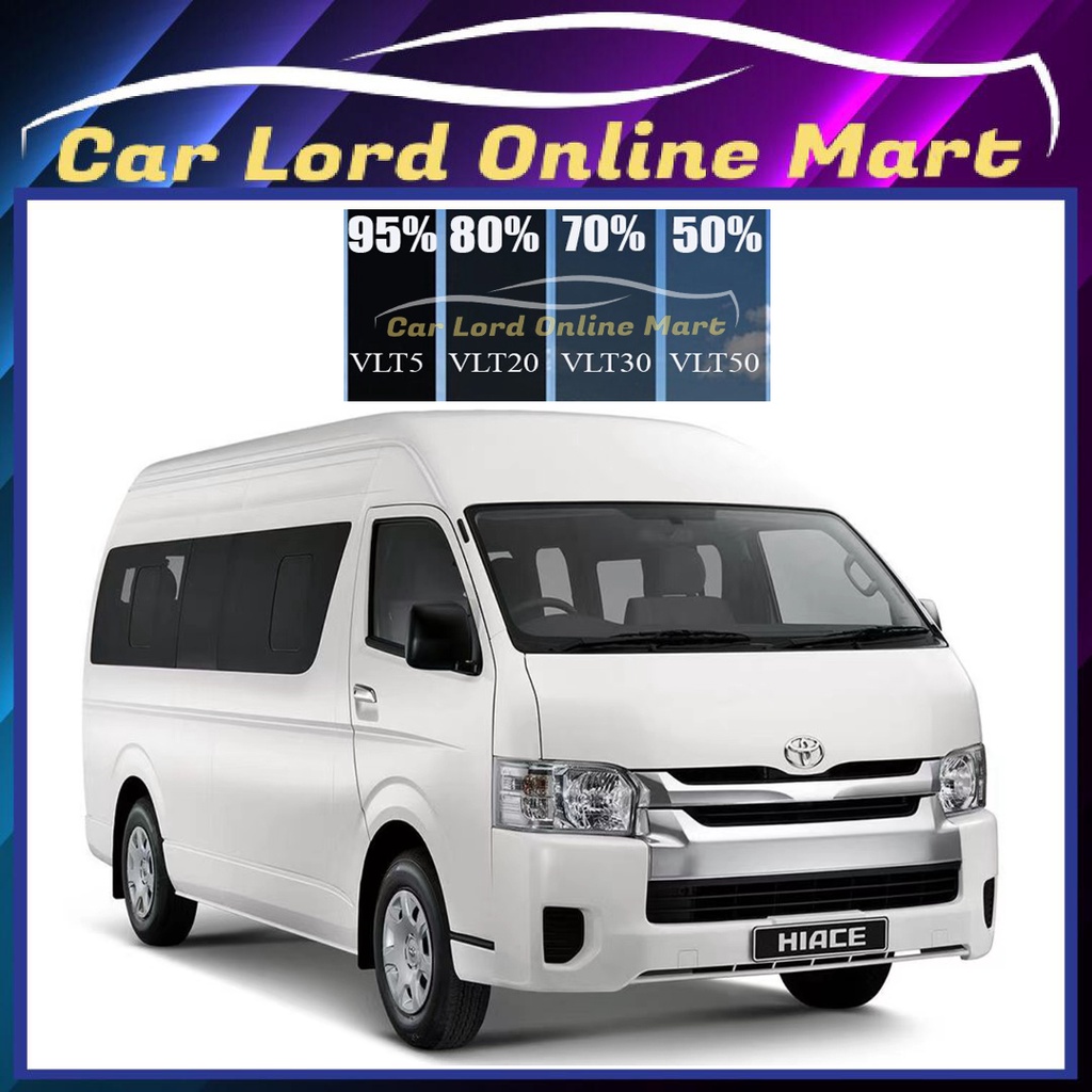 Tinted 2PLY UV99% Van / Tinted UV Toyota Hiace / Tint Hiace/ Tint Van / Vinyl Tint/ Tinted Film ...