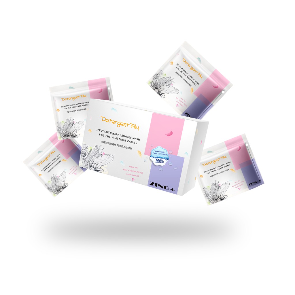 Zing+ Detergent Film (1BOX) - Advanced Laundry Sheet | Shopee Malaysia