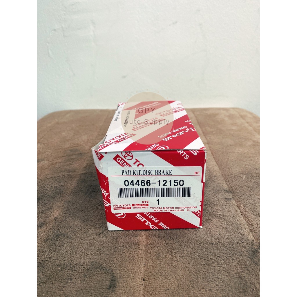 TOYOTA ALTIS 1.8/2.0 2008-2013 (04466-12150) REAR BRAKE PAD | Shopee ...