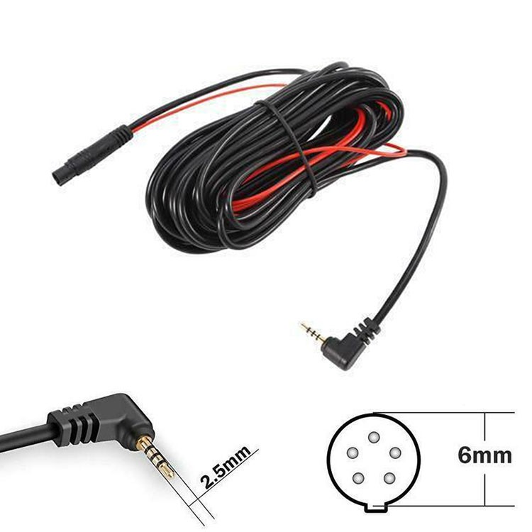 5 Pin Car Rear Camera Cable 5 Meters Cord Wire For Car Camera DVR For ...