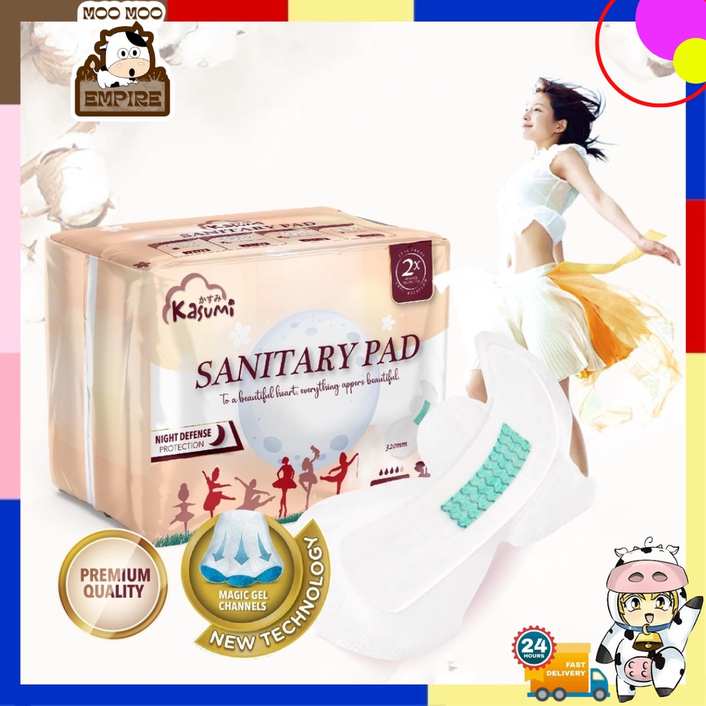 SANITARY PAD 】16pcs KASUMI Pad Premium Sanitary Pad Night Protection ...