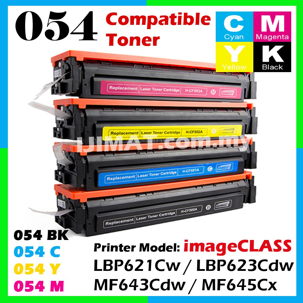 Compatible Toner CRG 054 Cartridge 054H Canon LBP621cw LBP621 LBP623cdw ...