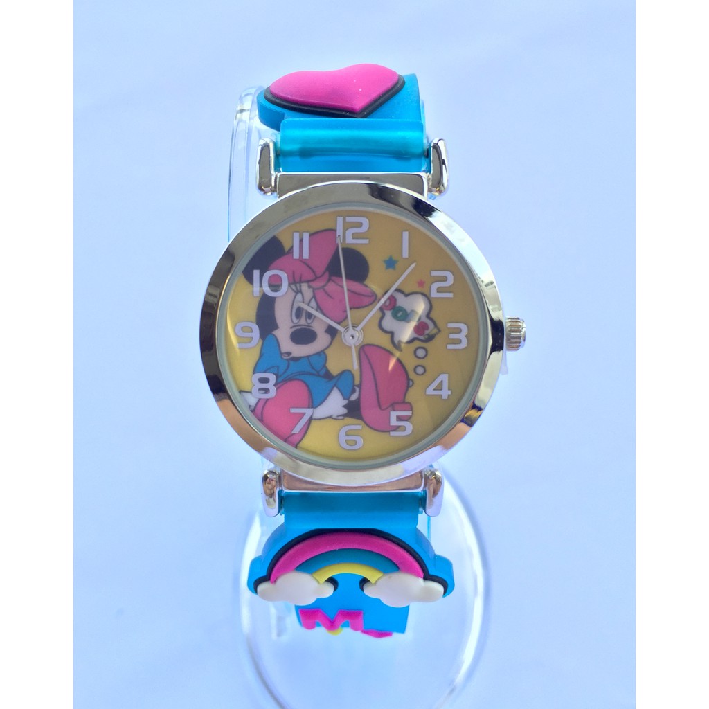 Kids Original Disney Watch - Minnie Mouse (Rainbow) | Shopee Malaysia