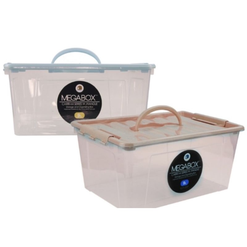 Megabox Plastic Storage Box 9L Organizer 1 pc | Shopee Malaysia
