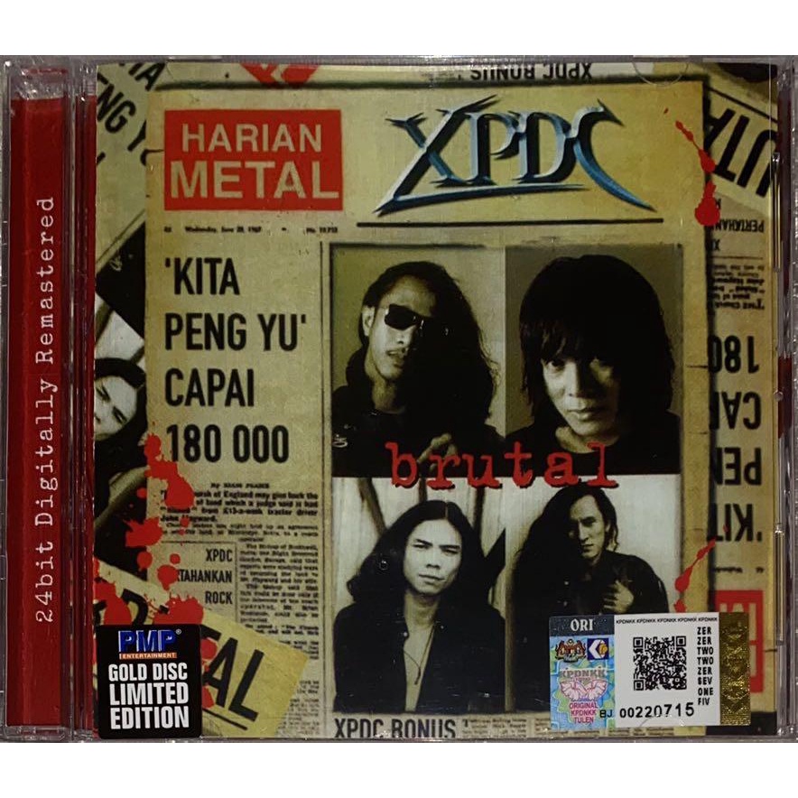 XPDC - Brutal (Gold Disc CD) | Shopee Malaysia
