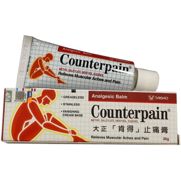 Counterpain Analgesic Balm for Muscular Aches and Pain 30g | Shopee ...