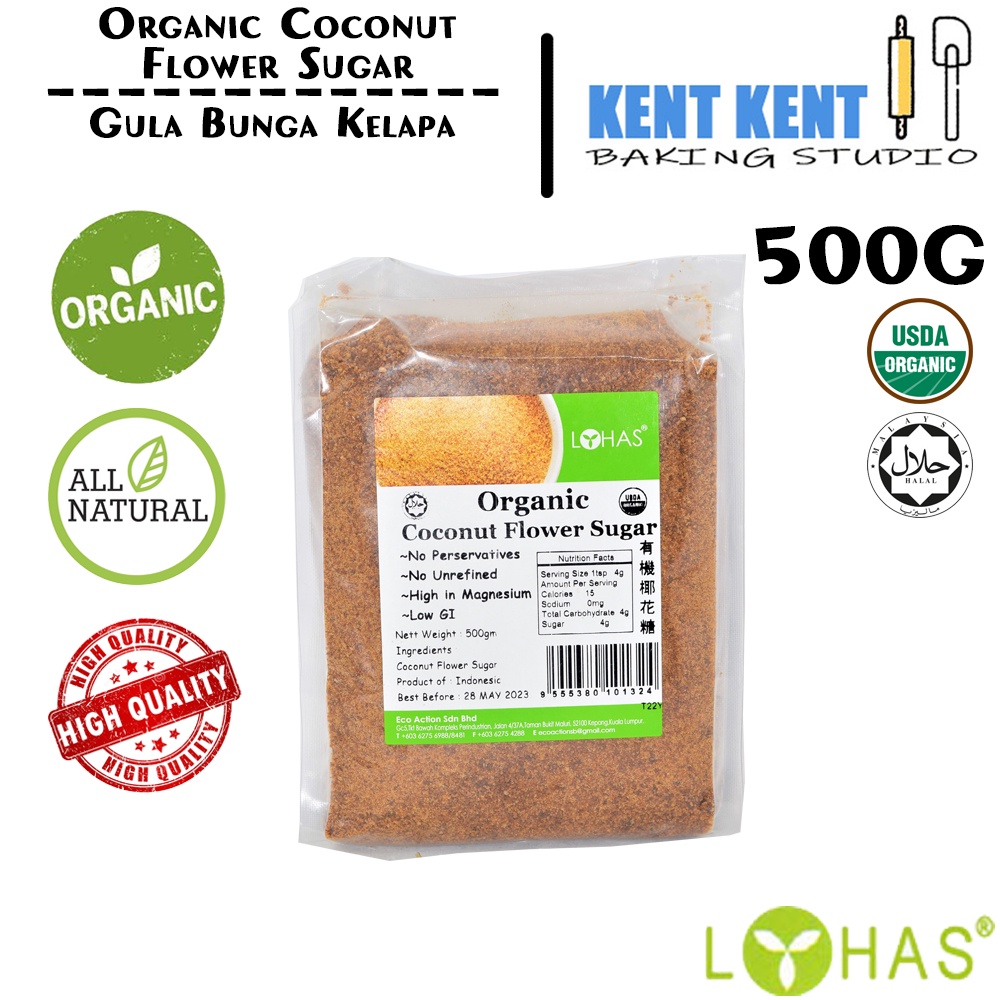 LOHAS Organic Coconut Flower Sugar （coconut sugar）/ Gula Bunga Kelapa ...