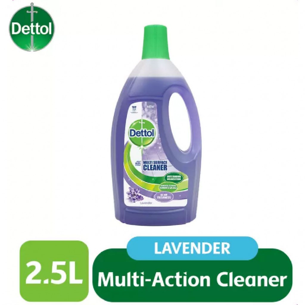 Dettol Multi Action Cleaner - Lavender (2.5L) | Shopee Malaysia