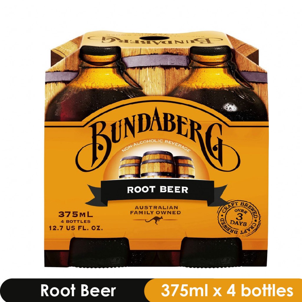 Bundaberg Root Beer 4x 375ml | Shopee Malaysia