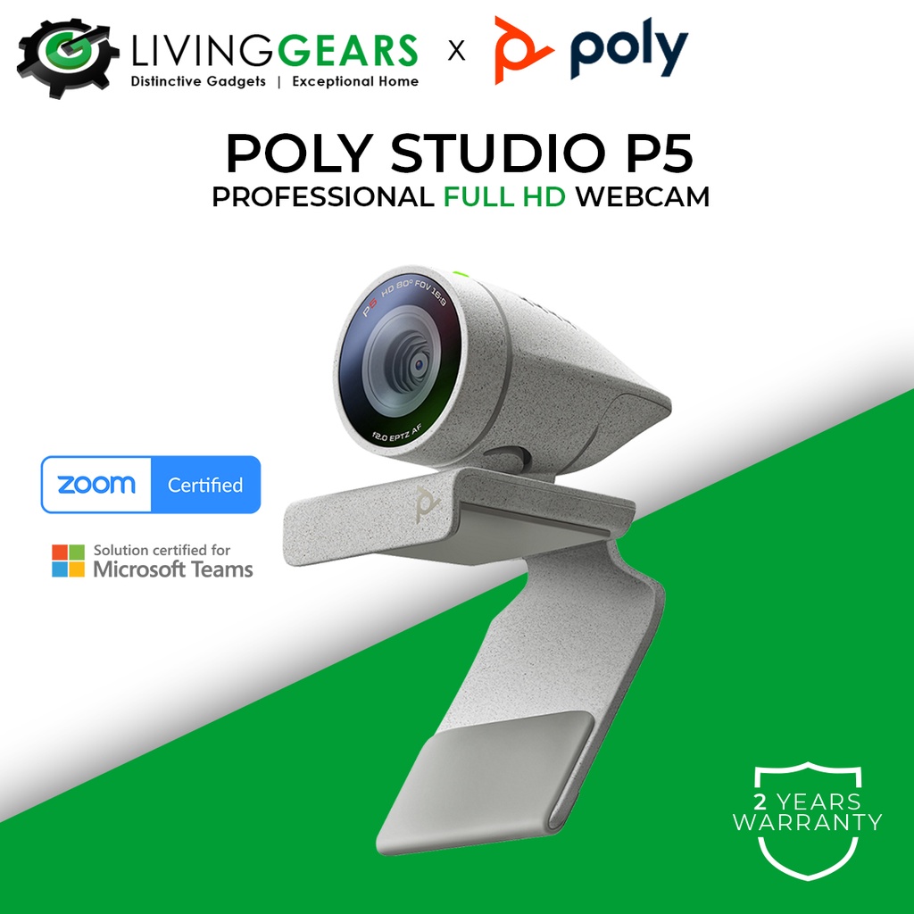 Poly Studio P5 Professional Full HD Webcam/Zoom Certified | Shopee Malaysia