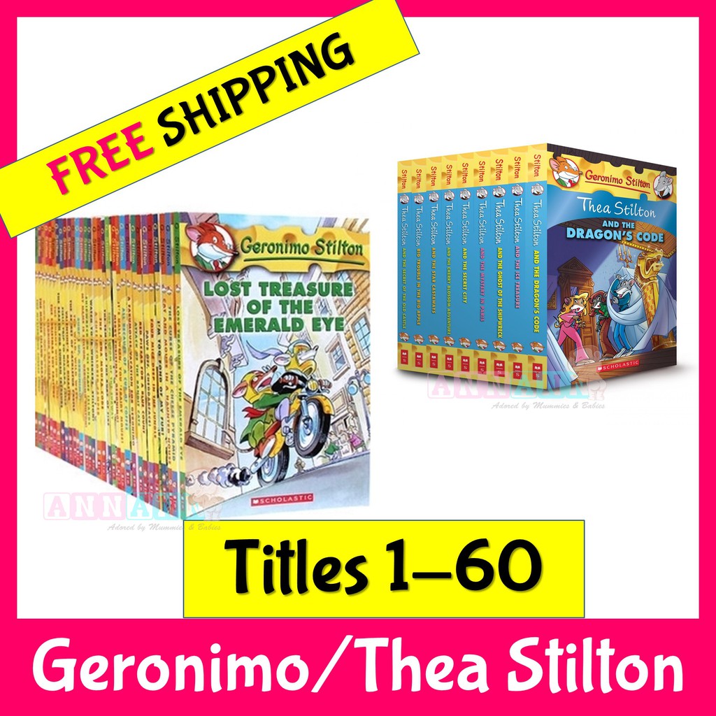 Title 1-80 Geronimo Stilton Thea Stilton Reporter Mouse Series English ...