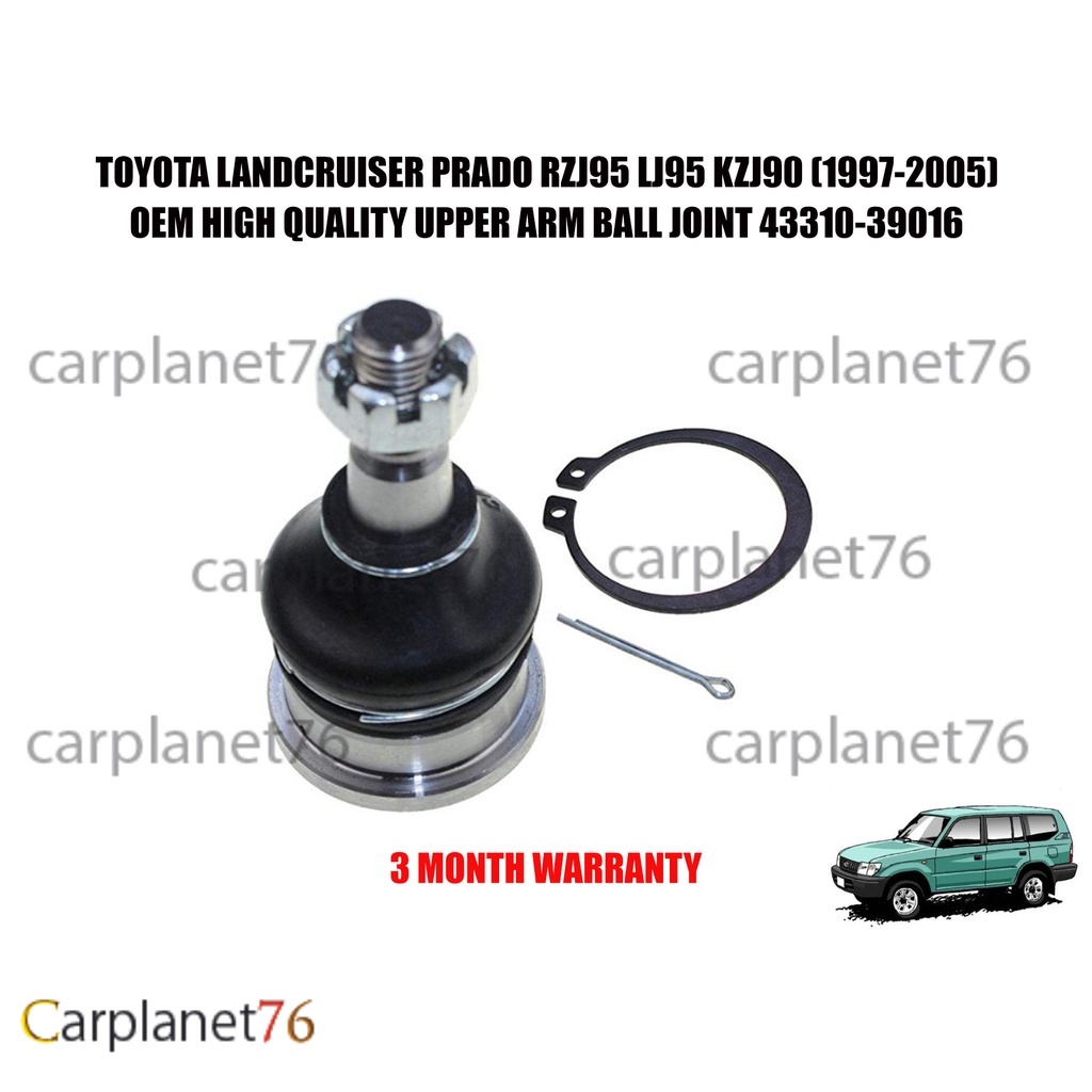 TOYOTA LANDCRUISER PRADO RZJ95 LJ95 KZJ90 (1997-2005) UPPER ARM BALL ...