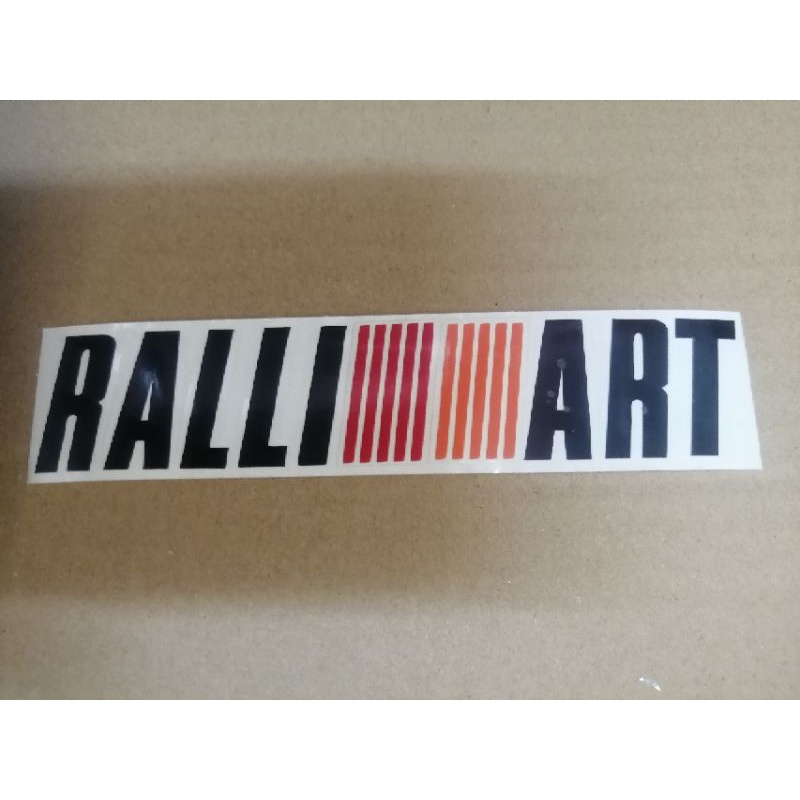 Sticker ralliart (computer cutting) | Shopee Malaysia