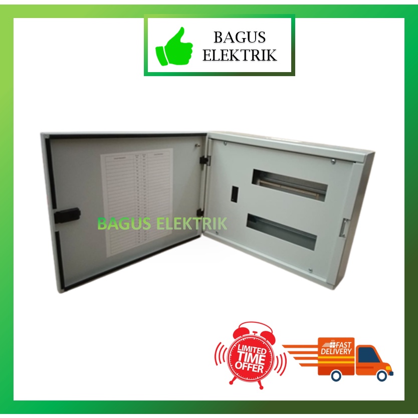 EPS EL2M EL 2M (2 ROW 24 WAYS + MCCB) METAL CLAD ENCLOSURE DB BOX MCB ...