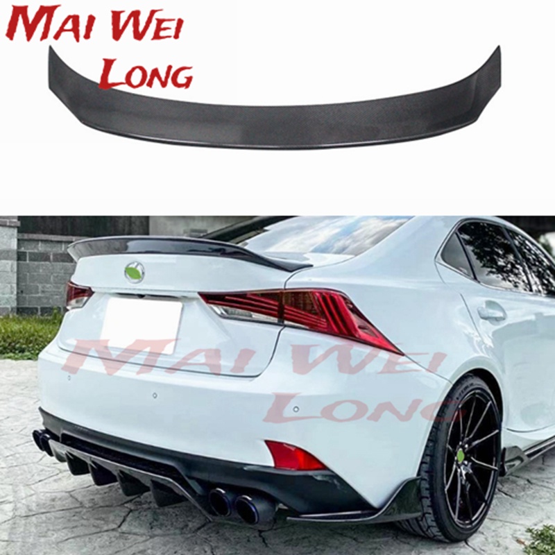 Real Carbon Fiber Trunk Roof Spoiler Wing For Lexus IS200 IS250 IS350 ...