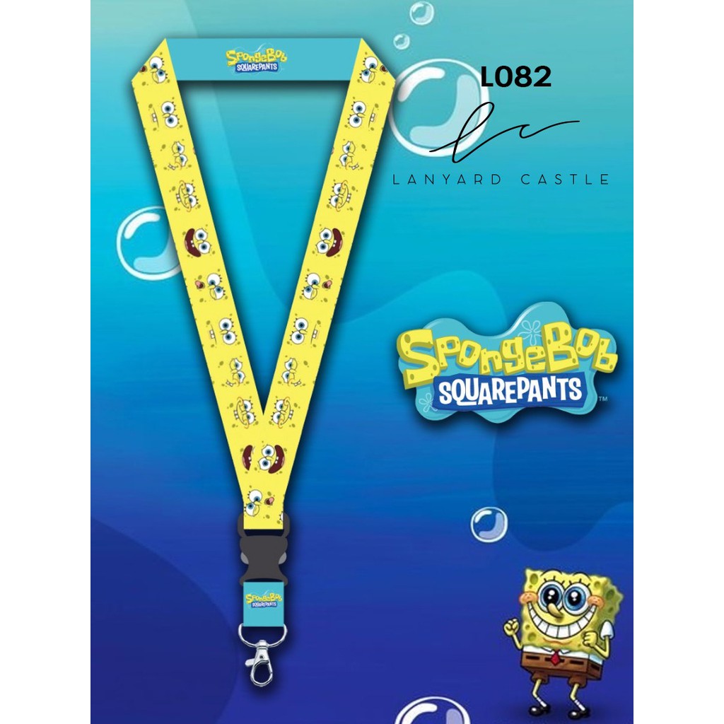 LANYARD SPONGEBOB SQUAREPANTS READY STOCK MALAYSIA LANYARD NECK STRAP ...