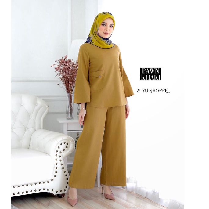 Pakaian wanita SALOMA SUIT BY ZUZU SHOPPE | Shopee Malaysia
