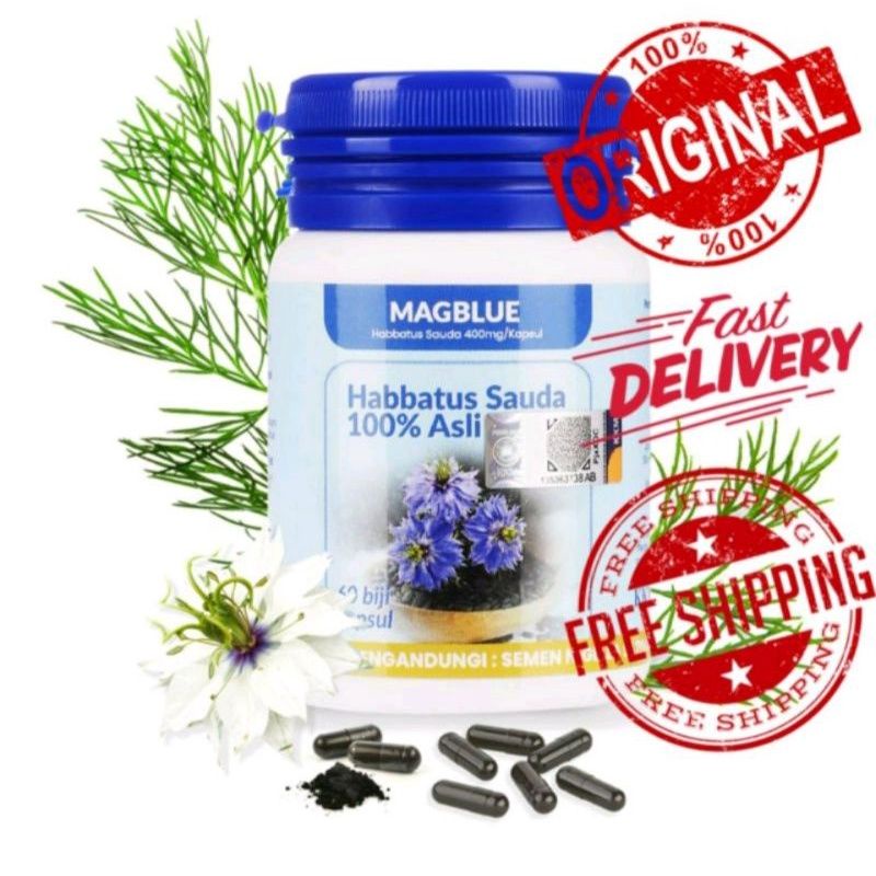 Magic Blue Kapsul Habatussauda Original Habbatus Sauda Black Seeds ...