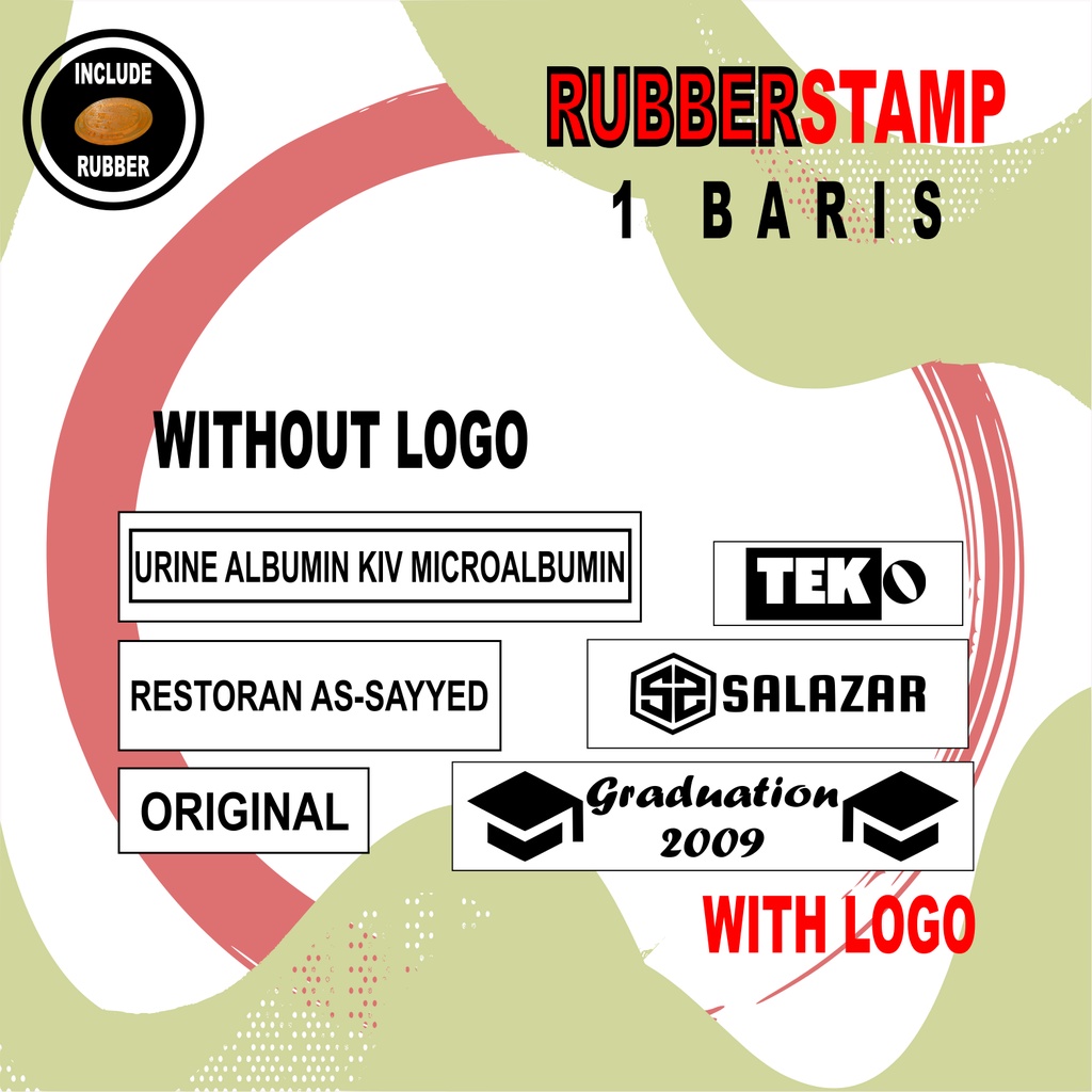 (COP MURAH) Cop Nama Company Rubber Stamp chop syarikat | Shopee Malaysia