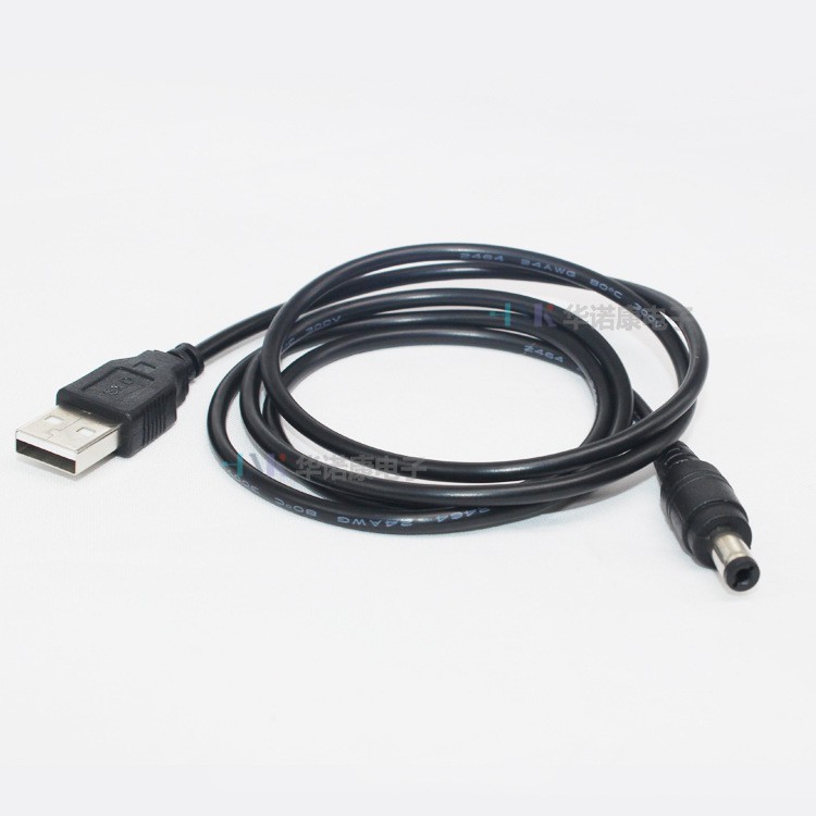 USB DC 5V To DC 2.1mm X 5.5mm Module Converter DC Barrel Male Connector ...