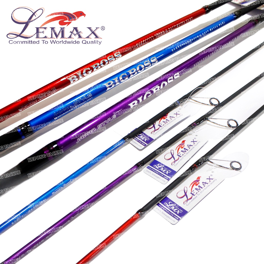 NEW LEMAX fishing rod BIG BOSS JIGGING BUTT JOINT CASTING & SPINNING ...