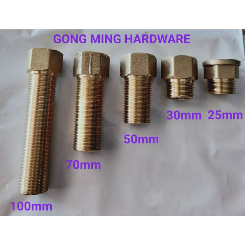 [100% ORIGINAL] CITY Brass Faucet Male Female Thread Adaptor Extension ...