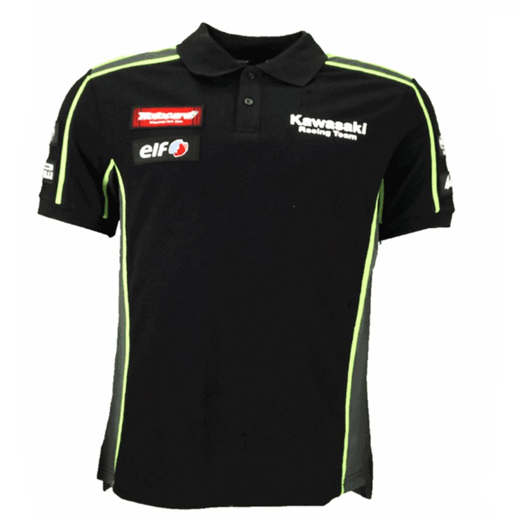Kawasaki Racing Team Motorcycle Shirt Sport Racing Polo Shirt | Shopee ...