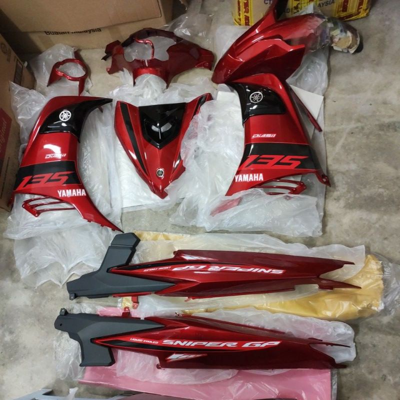 Coverset cover (HLD) yamaha Lc135 v4 v5 v6 v7 (Sniper GP 2020) RM7 ...