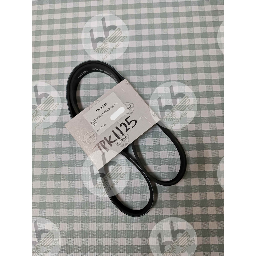 MITSUBOSHI ORIGINAL FAN BELT 7PK1125- NISSAN ALMERA,JUKE 1.5 OEM ...