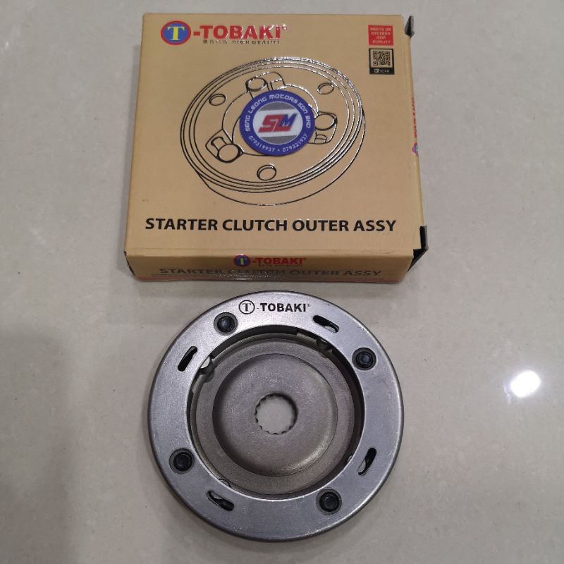 YAMAHA EGO / NOUVO STARTER ONE WAY STARTER CLUTCH OUTER ASSY 100 ...