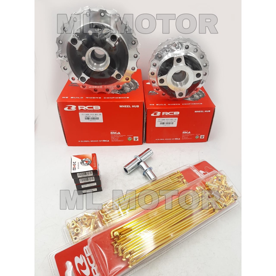 Yamaha LC5S RCB Hub Chrome, RB Lidi, 4pcs Bearing, Collar Bush Front ...