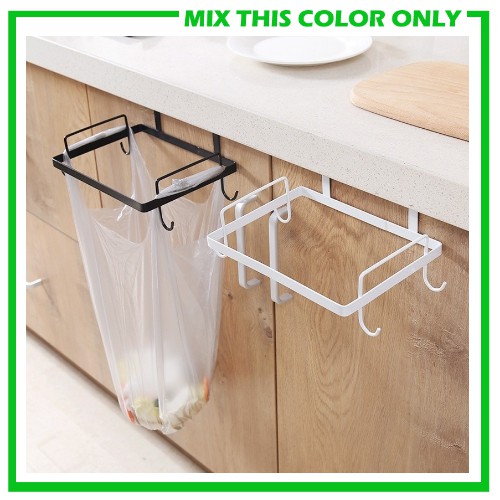 Portable Iron Cabinet Kitchen Trash Bag Plastic Bag Holder Cabinets ...